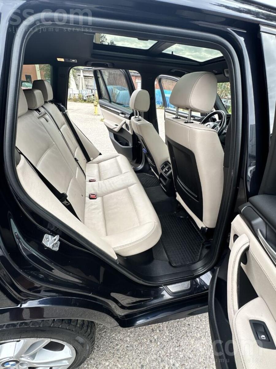 Blue BMW X3 2013 in Riga, with an engine capacity of 3.00 L and mileage of 353 thousand km for 9700 €, photo 10 on AUTOMOTO.COM.LV