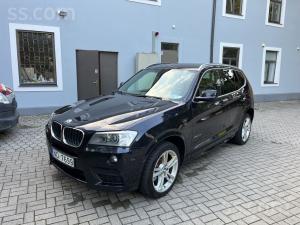 Zils BMW X3 2013 Rīga, ar dzinēja tilpumu 2.00 L un nobraukumu 387 tūkst. km par 10300 €, foto  vietnē AUTOMOTO.COM.LV