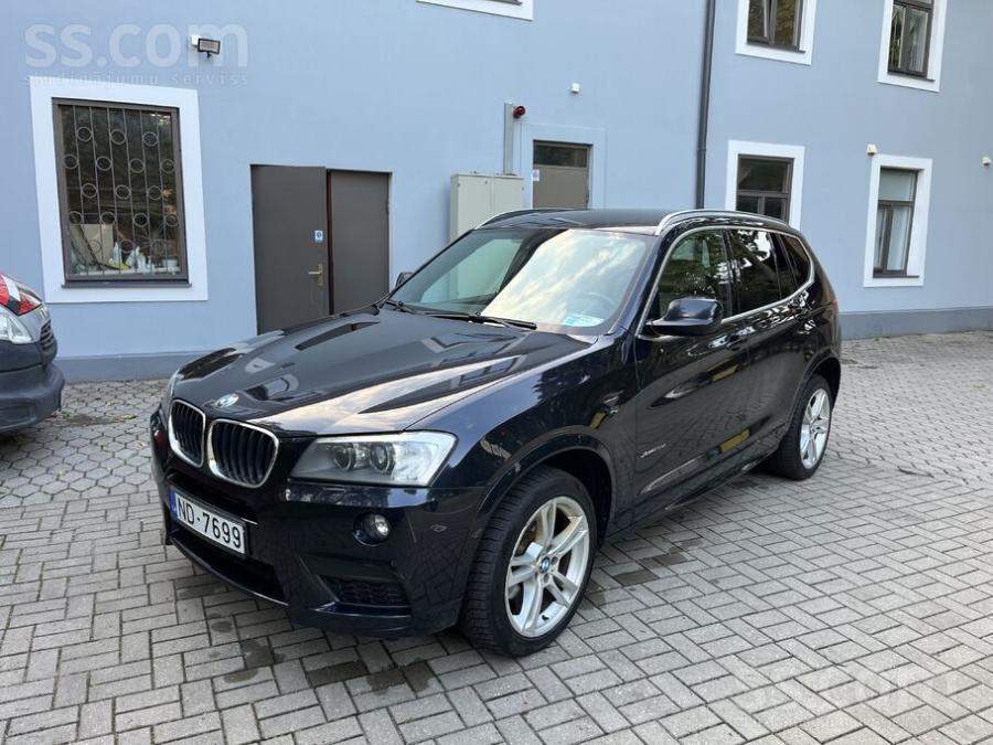 Blue BMW X3 2013 in Riga, with an engine capacity of 2.00 L and mileage of 387 thousand km for 10300 €, photo 1 on AUTOMOTO.COM.LV