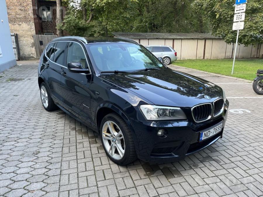 Blue BMW X3 2013 in Riga, with an engine capacity of 2.00 L and mileage of 387 thousand km for 10300 €, photo 6 on AUTOMOTO.COM.LV