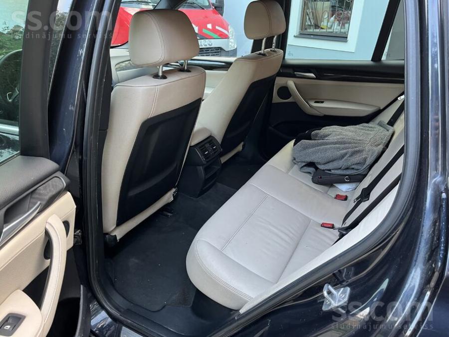 Blue BMW X3 2013 in Riga, with an engine capacity of 2.00 L and mileage of 387 thousand km for 10300 €, photo 11 on AUTOMOTO.COM.LV