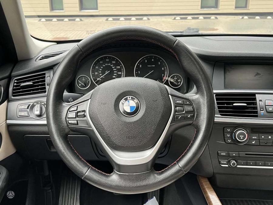 Blue BMW X3 2013 in Vilnius, with an engine capacity of 3.00 L and mileage of 236 thousand km for 5900 €, photo 8 on AUTOMOTO.COM.LV