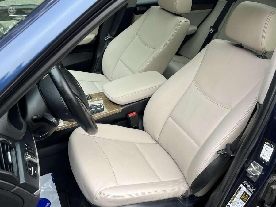 Blue BMW X3 2013 in Vilnius, with an engine capacity of 3.00 L and mileage of 236 thousand km for 5900 €, photo 11 on AUTOMOTO.COM.LV