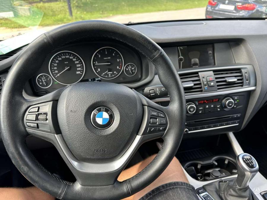 Blue BMW X3 2013 in Alytus, with an engine capacity of 2.00 L and mileage of 242 thousand km for 8650 €, photo 11 on AUTOMOTO.COM.LV