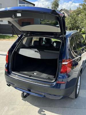 Blue BMW X3 2013 in Alytus, with an engine capacity of 2.00 L and mileage of 242 thousand km for 8650 €, photo 19 on AUTOMOTO.COM.LV