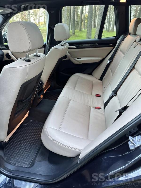 Blue BMW X3 2013 in Riga, with an engine capacity of 3.00 L and mileage of 355 thousand km for 8500 €, photo 6 on AUTOMOTO.COM.LV