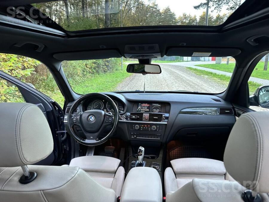 Zils BMW X3 2013 Rīga, ar dzinēja tilpumu 3.00 L un nobraukumu 355 tūkst. km par 8500 €, foto 9 vietnē AUTOMOTO.COM.LV