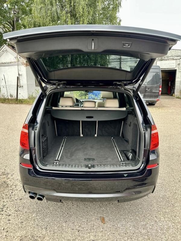 Blue BMW X3 2013 in Riga, with an engine capacity of 3.00 L and mileage of 355 thousand km for 8500 €, photo 10 on AUTOMOTO.COM.LV