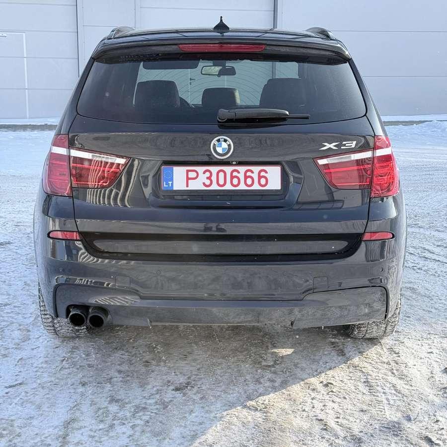 Blue BMW X3 2014 in Vilnius, with an engine capacity of 2.98 L and mileage of 159 thousand km for 16100 €, photo 9 on AUTOMOTO.COM.LV