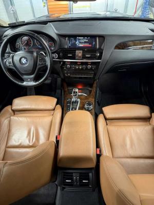 Blue BMW X3 2014 in Vilnius, with an engine capacity of 2.98 L and mileage of 159 thousand km for 16100 €, photo 16 on AUTOMOTO.COM.LV