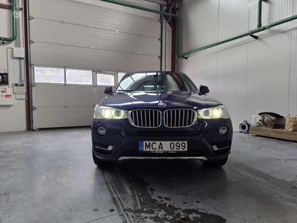 Blue BMW X3 2014 in Vilnius, with an engine capacity of 2.00 L and mileage of 254 thousand km for 13900 €, photo 3 on AUTOMOTO.COM.LV