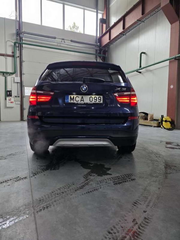 Blue BMW X3 2014 in Vilnius, with an engine capacity of 2.00 L and mileage of 254 thousand km for 13900 €, photo 7 on AUTOMOTO.COM.LV