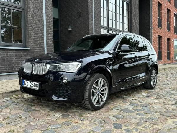 Blue BMW X3 2014 in Riga, with an engine capacity of 3.00 L and mileage of 165 thousand km for 18900 €, photo 1 on AUTOMOTO.COM.LV