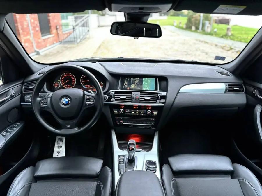 Blue BMW X3 2014 in Riga, with an engine capacity of 3.00 L and mileage of 165 thousand km for 18900 €, photo 7 on AUTOMOTO.COM.LV