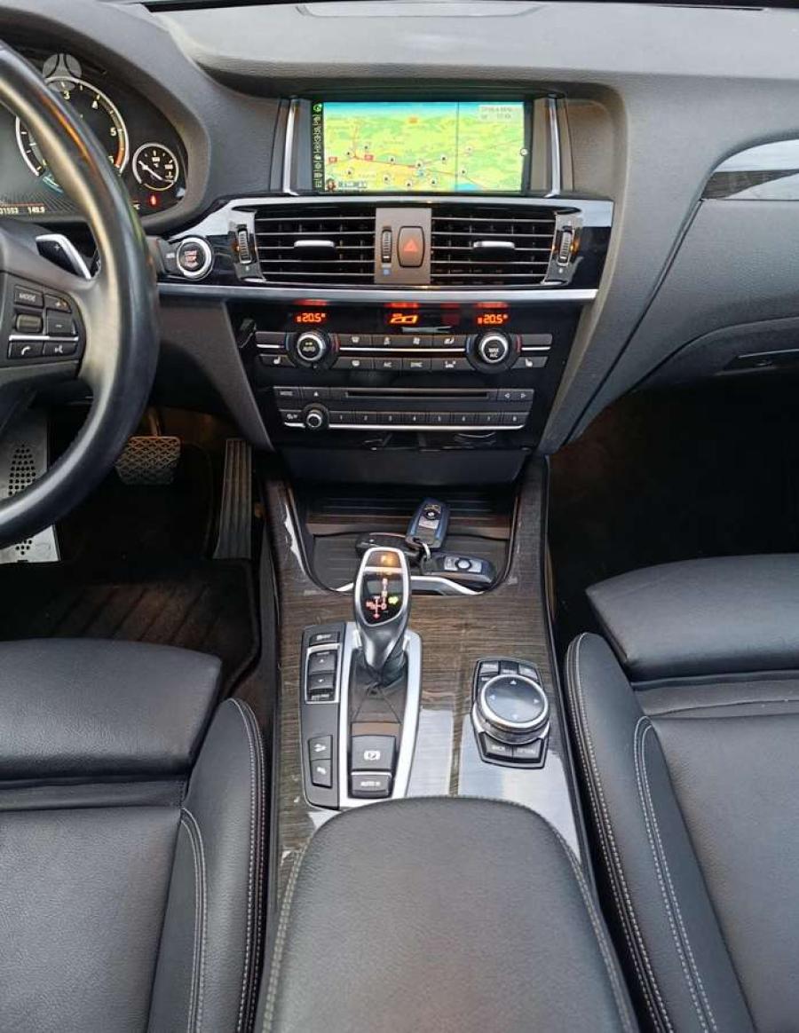 Zils BMW X3 2014 Kauņa, ar dzinēja tilpumu 2.99 L un nobraukumu 232 tūkst. km par 12500 €, foto 10 vietnē AUTOMOTO.COM.LV