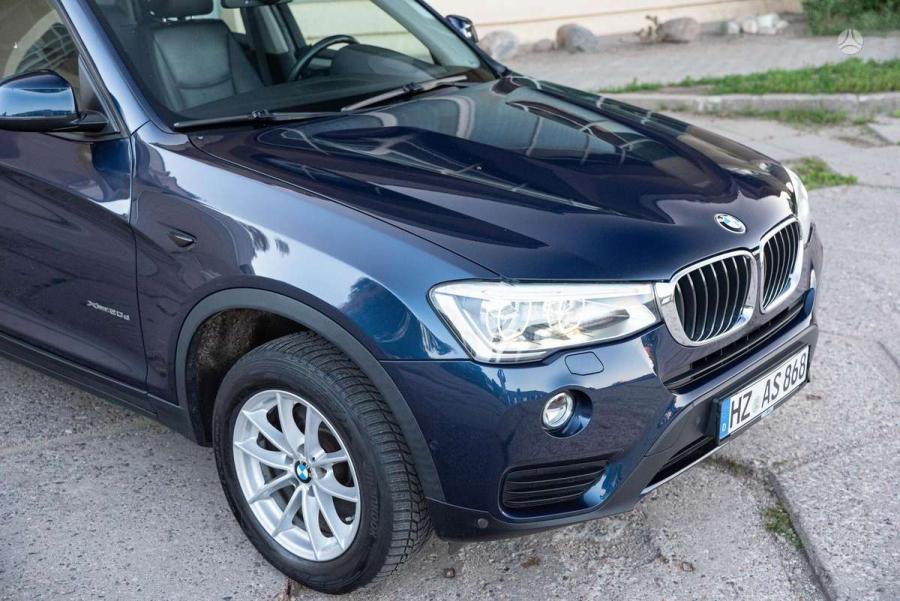 Blue BMW X3 2014 in Elektrenai, with an engine capacity of 2.00 L and mileage of 251 thousand km for 13800 €, photo 5 on AUTOMOTO.COM.LV