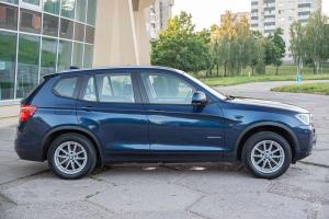 Blue BMW X3 2014 in Elektrenai, with an engine capacity of 2.00 L and mileage of 251 thousand km for 13800 €, photo 6 on AUTOMOTO.COM.LV
