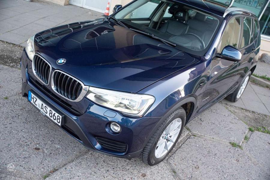 Blue BMW X3 2014 in Elektrenai, with an engine capacity of 2.00 L and mileage of 251 thousand km for 13800 €, photo 14 on AUTOMOTO.COM.LV