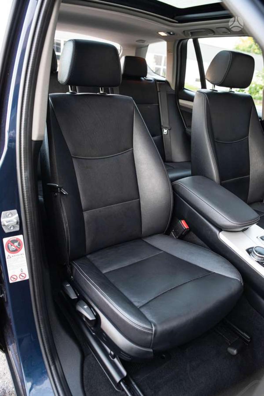 Blue BMW X3 2014 in Elektrenai, with an engine capacity of 2.00 L and mileage of 251 thousand km for 13800 €, photo 22 on AUTOMOTO.COM.LV