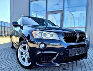 Blue BMW X3 2014 in Siauliai, with an engine capacity of 3.00 L and mileage of 210 thousand km for 10750 €, photo  on AUTOMOTO.COM.LV