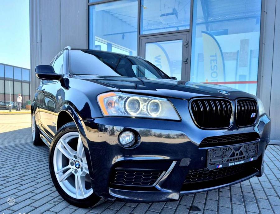 Zils BMW X3 2014 Šauļi, ar dzinēja tilpumu 3.00 L un nobraukumu 210 tūkst. km par 10750 €, foto 1 vietnē AUTOMOTO.COM.LV