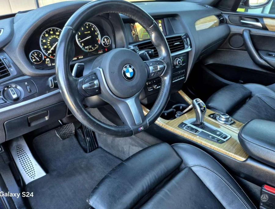 Zils BMW X3 2014 Šauļi, ar dzinēja tilpumu 3.00 L un nobraukumu 210 tūkst. km par 10750 €, foto 14 vietnē AUTOMOTO.COM.LV