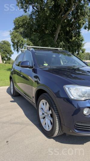 Blue BMW X3 2014 in Riga, with an engine capacity of 2.00 L and mileage of 260 thousand km for 12900 €, photo 5 on AUTOMOTO.COM.LV