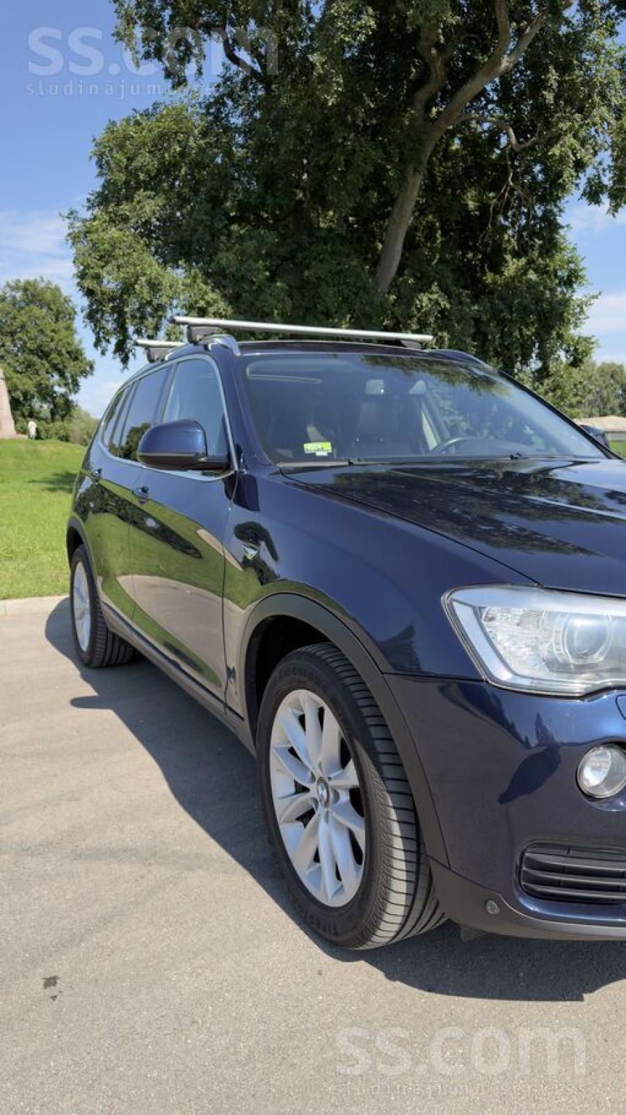 Blue BMW X3 2014 in Riga, with an engine capacity of 2.00 L and mileage of 260 thousand km for 12900 €, photo 5 on AUTOMOTO.COM.LV
