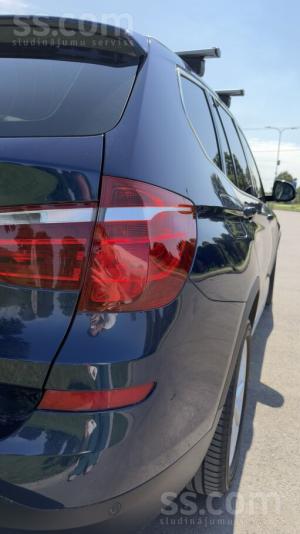 Blue BMW X3 2014 in Riga, with an engine capacity of 2.00 L and mileage of 260 thousand km for 12900 €, photo 7 on AUTOMOTO.COM.LV