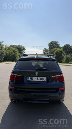 Blue BMW X3 2014 in Riga, with an engine capacity of 2.00 L and mileage of 260 thousand km for 12900 €, photo 8 on AUTOMOTO.COM.LV