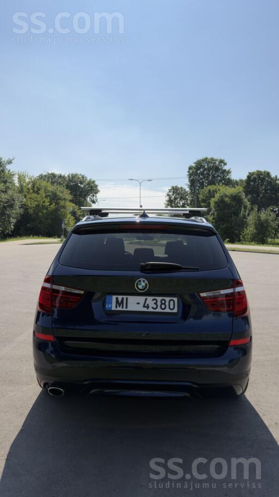 Blue BMW X3 2014 in Riga, with an engine capacity of 2.00 L and mileage of 260 thousand km for 12900 €, photo 8 on AUTOMOTO.COM.LV