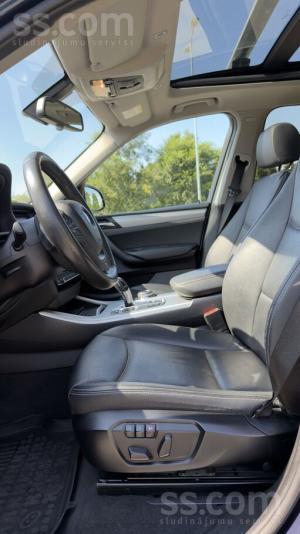 Blue BMW X3 2014 in Riga, with an engine capacity of 2.00 L and mileage of 260 thousand km for 12900 €, photo 11 on AUTOMOTO.COM.LV