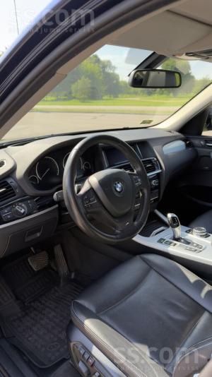 Blue BMW X3 2014 in Riga, with an engine capacity of 2.00 L and mileage of 260 thousand km for 12900 €, photo 12 on AUTOMOTO.COM.LV