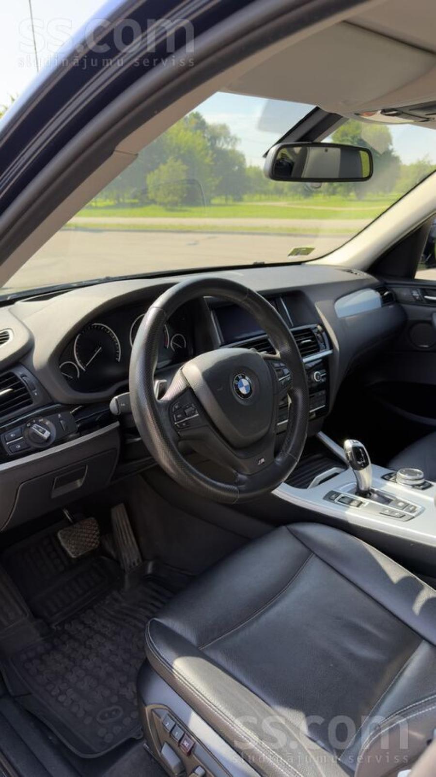 Blue BMW X3 2014 in Riga, with an engine capacity of 2.00 L and mileage of 260 thousand km for 12900 €, photo 12 on AUTOMOTO.COM.LV