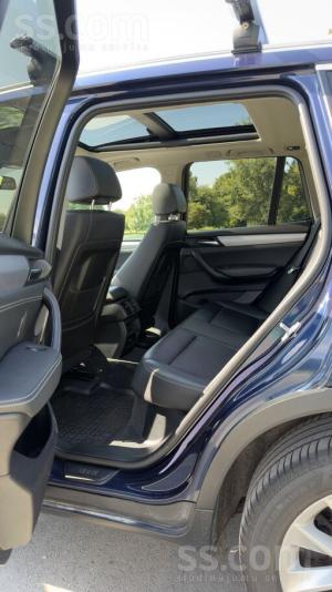 Blue BMW X3 2014 in Riga, with an engine capacity of 2.00 L and mileage of 260 thousand km for 12900 €, photo 13 on AUTOMOTO.COM.LV