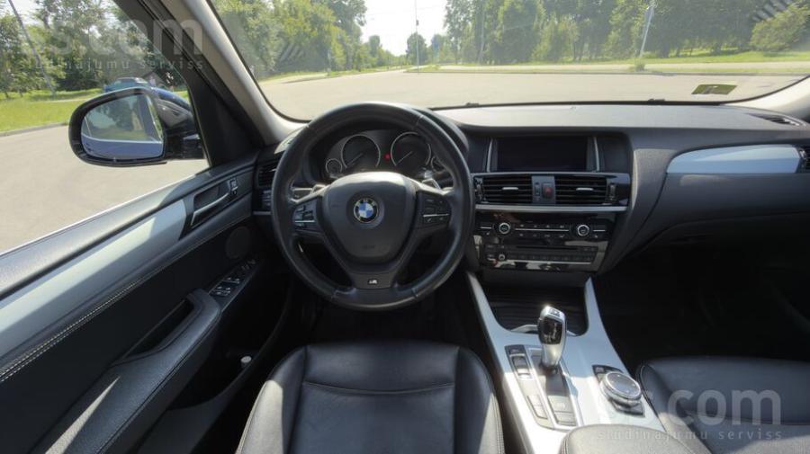 Blue BMW X3 2014 in Riga, with an engine capacity of 2.00 L and mileage of 260 thousand km for 12900 €, photo 18 on AUTOMOTO.COM.LV