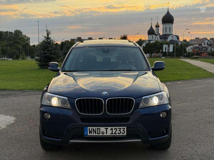 Blue BMW X3 2014 in Klaipeda, with an engine capacity of 2.00 L and mileage of 230 thousand km for 8999 €, photo 5 on AUTOMOTO.COM.LV