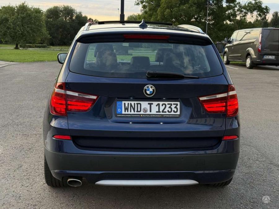 Blue BMW X3 2014 in Klaipeda, with an engine capacity of 2.00 L and mileage of 230 thousand km for 8999 €, photo 9 on AUTOMOTO.COM.LV