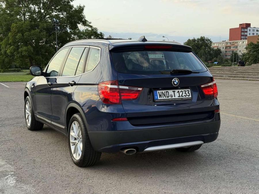 Blue BMW X3 2014 in Klaipeda, with an engine capacity of 2.00 L and mileage of 230 thousand km for 8999 €, photo 11 on AUTOMOTO.COM.LV