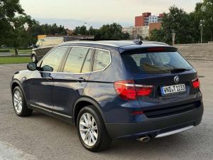 Blue BMW X3 2014 in Klaipeda, with an engine capacity of 2.00 L and mileage of 230 thousand km for 8999 €, photo 12 on AUTOMOTO.COM.LV
