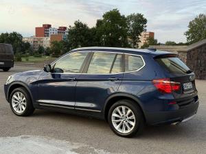 Blue BMW X3 2014 in Klaipeda, with an engine capacity of 2.00 L and mileage of 230 thousand km for 8999 €, photo 13 on AUTOMOTO.COM.LV