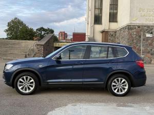 Blue BMW X3 2014 in Klaipeda, with an engine capacity of 2.00 L and mileage of 230 thousand km for 8999 €, photo 14 on AUTOMOTO.COM.LV