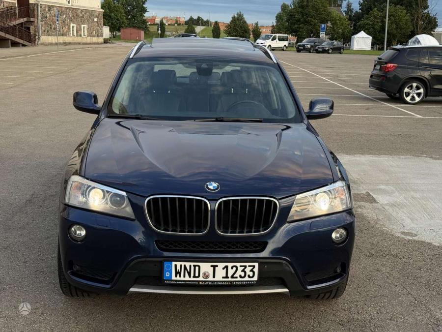 Blue BMW X3 2014 in Klaipeda, with an engine capacity of 2.00 L and mileage of 230 thousand km for 8999 €, photo 17 on AUTOMOTO.COM.LV