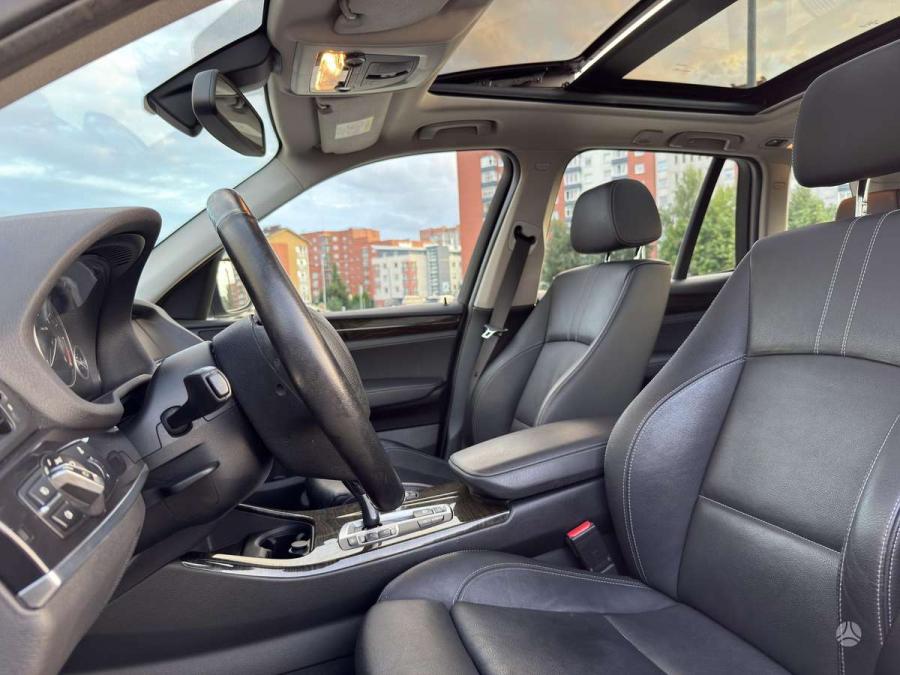 Blue BMW X3 2014 in Klaipeda, with an engine capacity of 2.00 L and mileage of 230 thousand km for 8999 €, photo 22 on AUTOMOTO.COM.LV