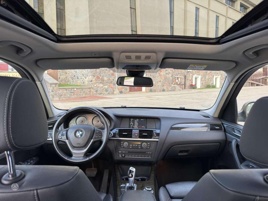 Blue BMW X3 2014 in Klaipeda, with an engine capacity of 2.00 L and mileage of 230 thousand km for 8999 €, photo 26 on AUTOMOTO.COM.LV