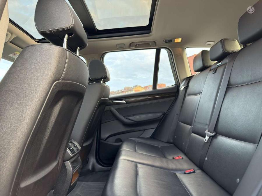 Blue BMW X3 2014 in Klaipeda, with an engine capacity of 2.00 L and mileage of 230 thousand km for 8999 €, photo 28 on AUTOMOTO.COM.LV