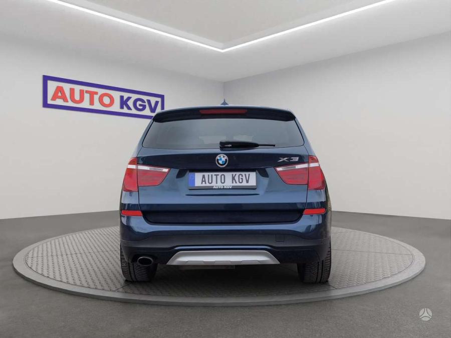 Blue BMW X3 2014 in Vilnius, with an engine capacity of 2.00 L and mileage of 256 thousand km for 13499 €, photo 5 on AUTOMOTO.COM.LV