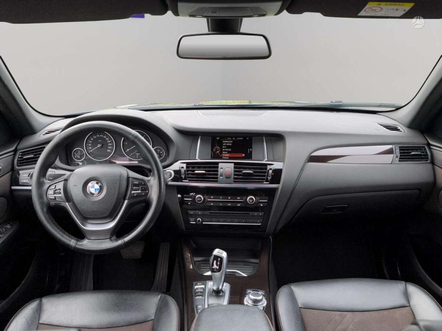 Blue BMW X3 2014 in Vilnius, with an engine capacity of 2.00 L and mileage of 256 thousand km for 13499 €, photo 14 on AUTOMOTO.COM.LV