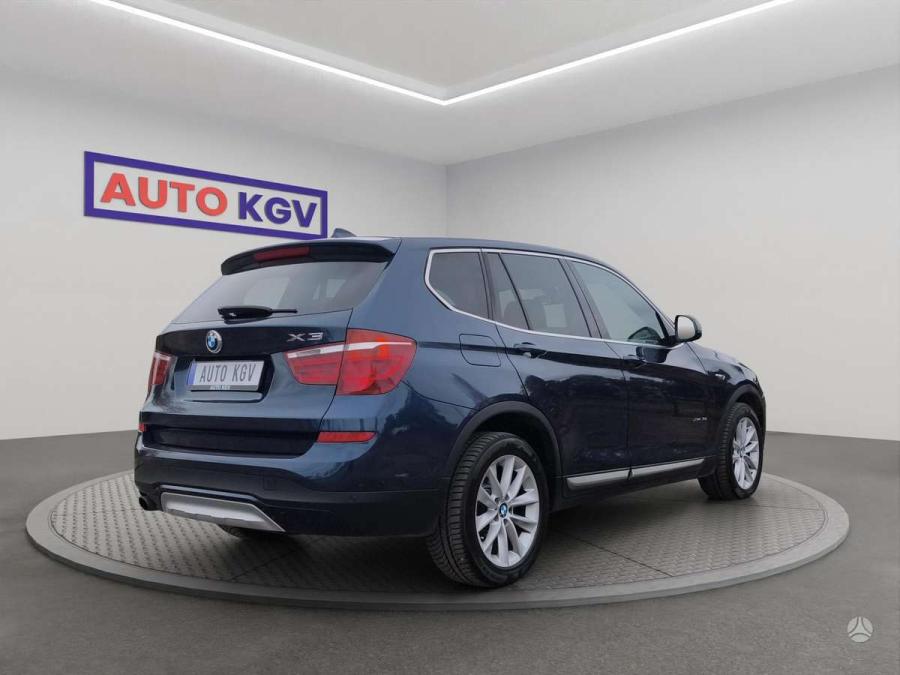 Blue BMW X3 2014 in Vilnius, with an engine capacity of 2.00 L and mileage of 256 thousand km for 13499 €, photo 6 on AUTOMOTO.COM.LV