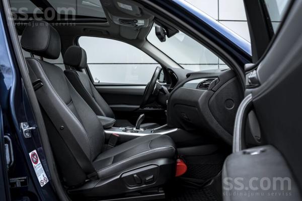 Синий БМВ Х3 2014 в Рига, объемом двигателя 2.00 л и пробегом 262 тыс. км за 13500 €, фото 11 на AUTOMOTO.COM.LV